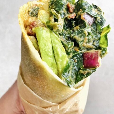 Spicy Kale Wrap