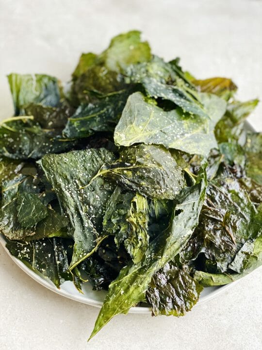 Easy Crispy Collard Green Chips - The VGN Way