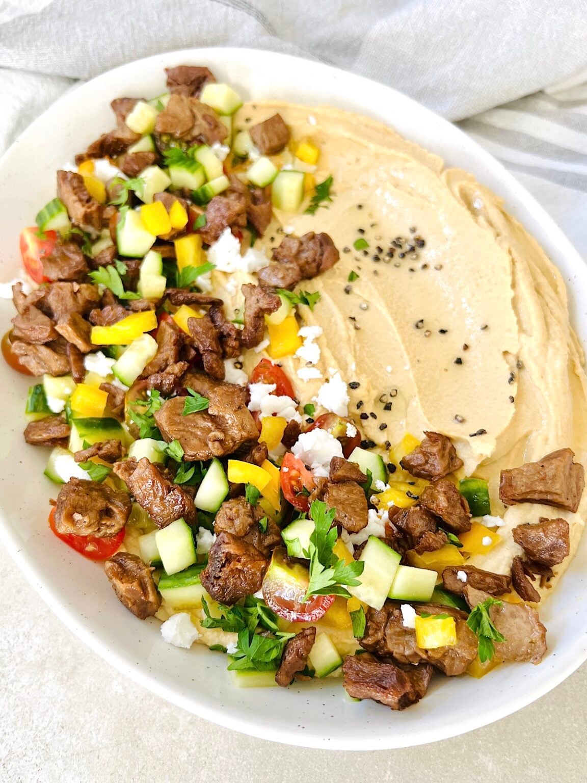 Loaded Hummus - The VGN Way