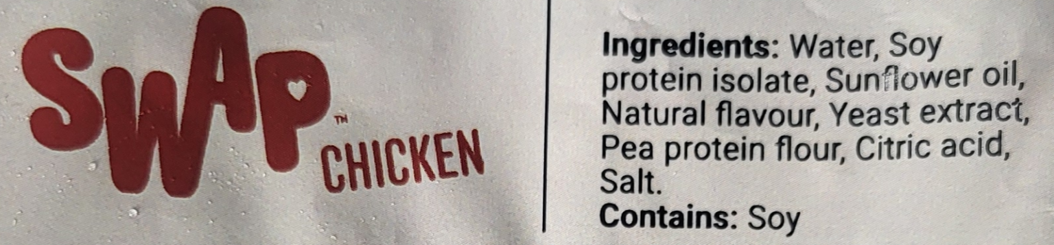 SWAP Chicken - Ingredients And Review - The VGN Way