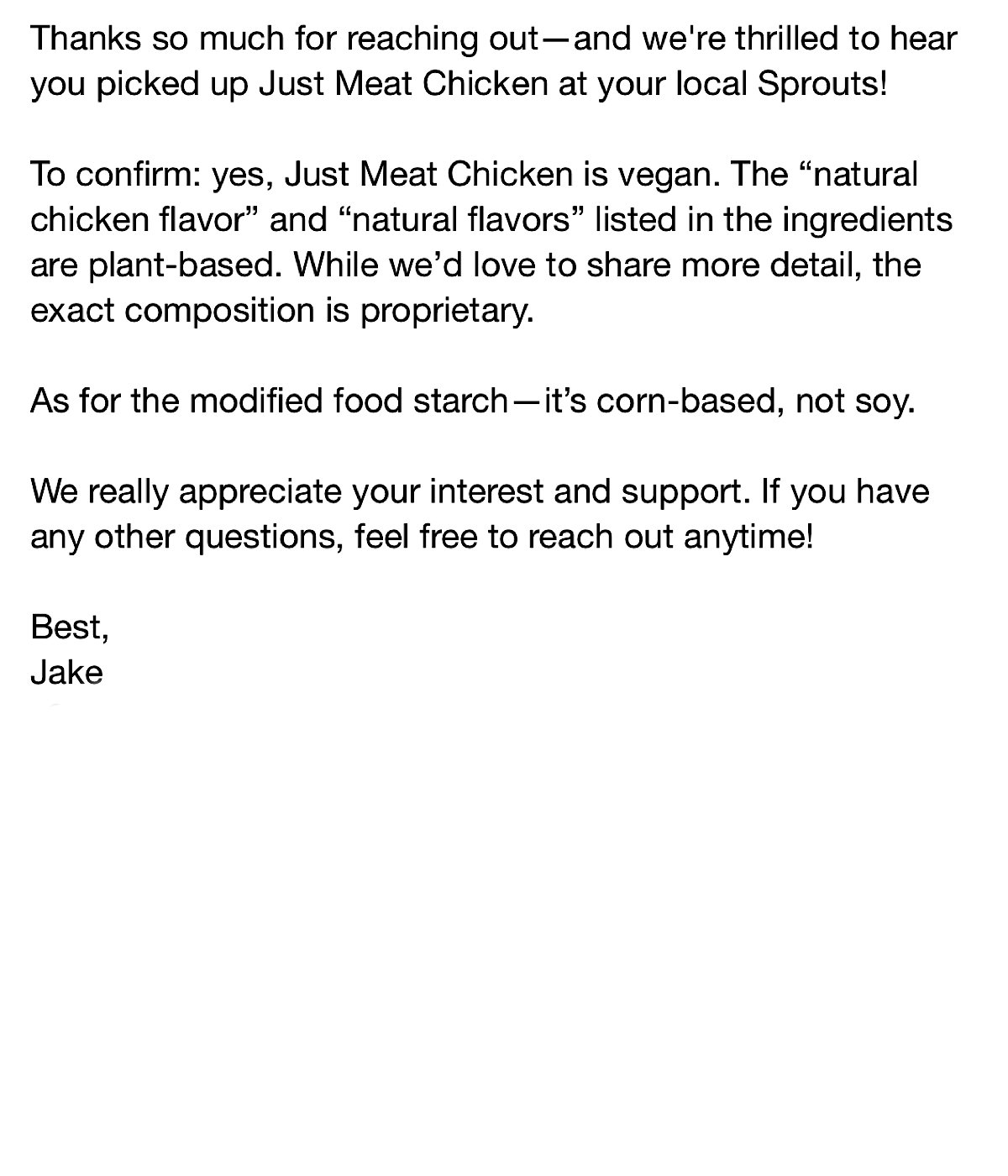 Just Meat Chicken - Ingredients And Review - The VGN Way